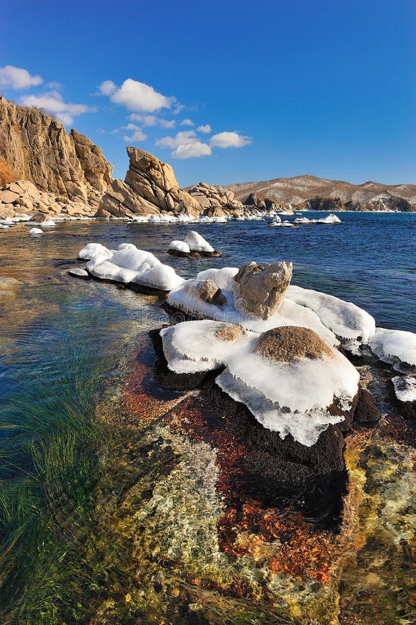 Paisagem Marítima Do Extremo Oriente Imagem de Stock - Imagem de ...