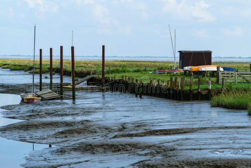 Paisagem no Mar do Norte imagem de stock. Imagem de céu - 100138037