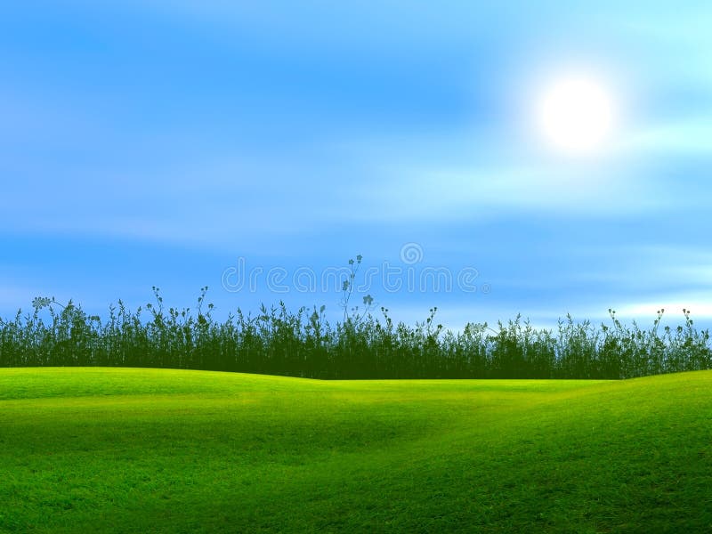 A Paisagem Que Consiste No Céu Azul Imagem de Stock - Imagem de azul ...