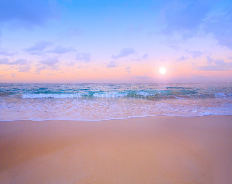 Paisagem Tropical Do Mar De Art Beautiful Foto de Stock - Imagem de ...