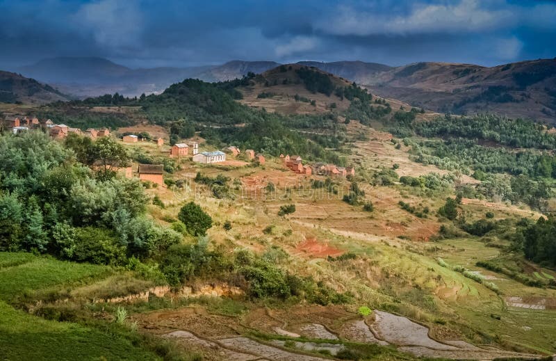 Paisaje de Madagascar foto de archivo. Imagen de hojas - 43830796