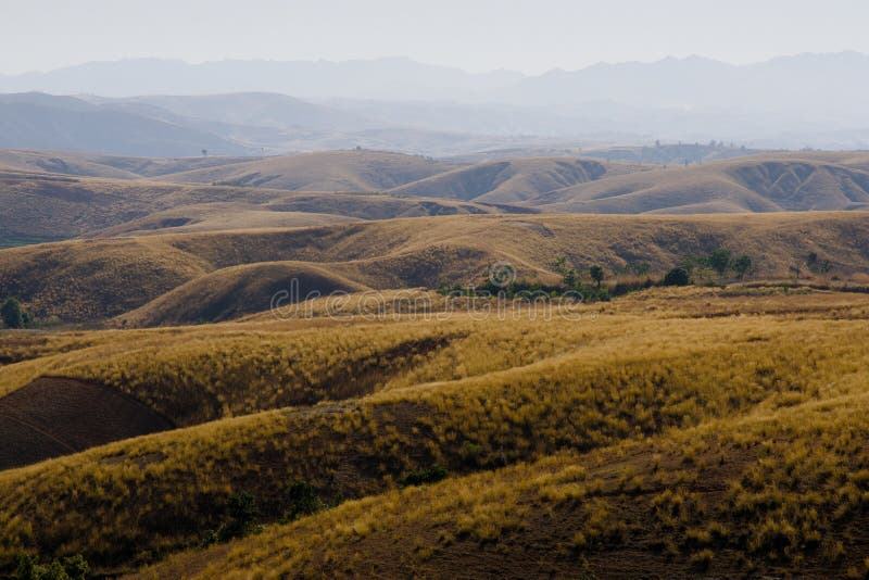 Paisaje de Madagascar imagen de archivo. Imagen de prados - 7784319