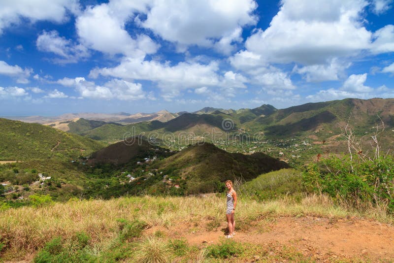 Paisaje de Puerto Rico imagen de archivo. Imagen de mirando - 71166571