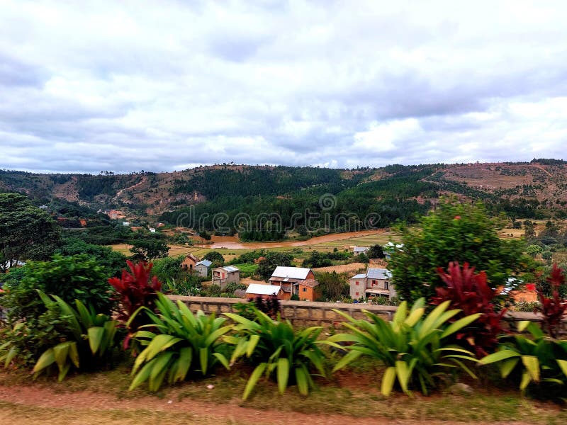 Paisaje Del Bosque De Madagascar Foto de archivo - Imagen de valle ...