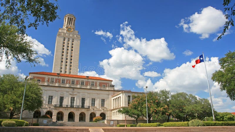 Torre Del Edificio Principal UT En La Universidad De Texas Austin ...