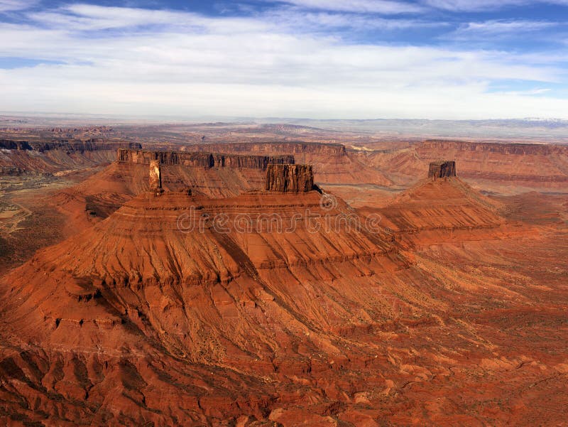 Paisaje Escarpado Con Caynons Imagen de archivo - Imagen de campo ...