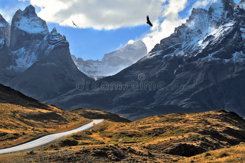 Paisaje Grandioso En Los Andes Chilenos Foto de archivo - Imagen de ...