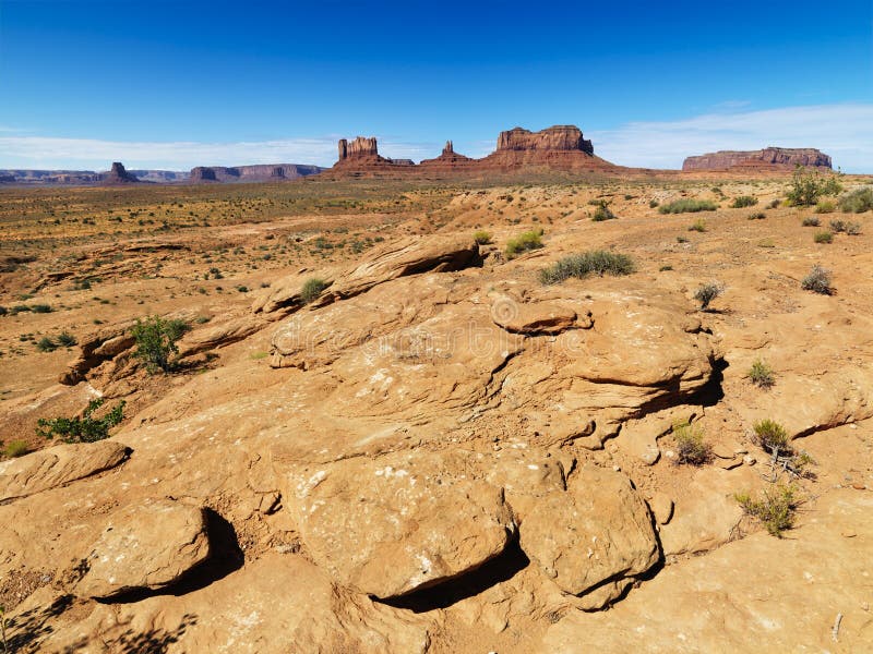 Paisaje Rocoso Del Desierto Imagen de archivo - Imagen de desierto ...