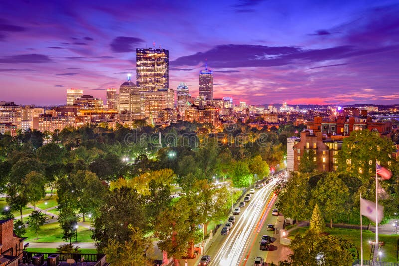 Paisaje Urbano De Boston Massachusetts Foto de archivo - Imagen de ...