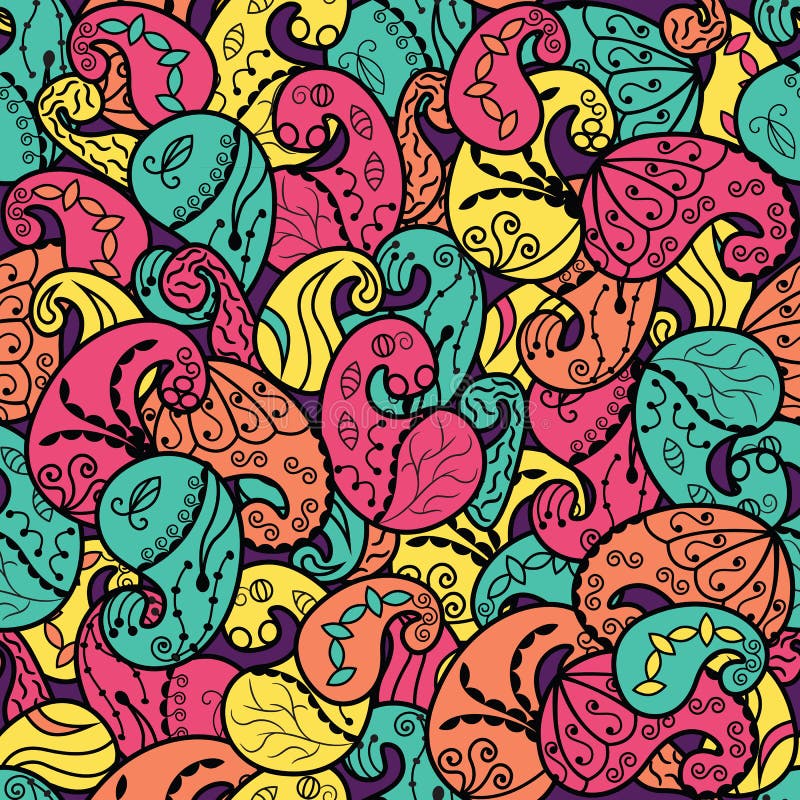 Paisley stock vector. Illustration of backgrounds, pattern - 24607922