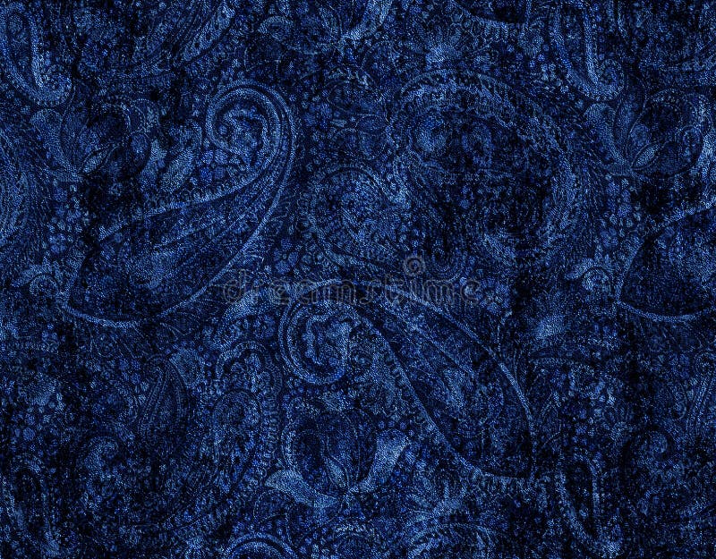 Paisley Batik Texture Repeat Modern Pattern Stock Illustration ...