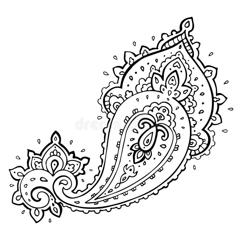 Basic Paisley Outline