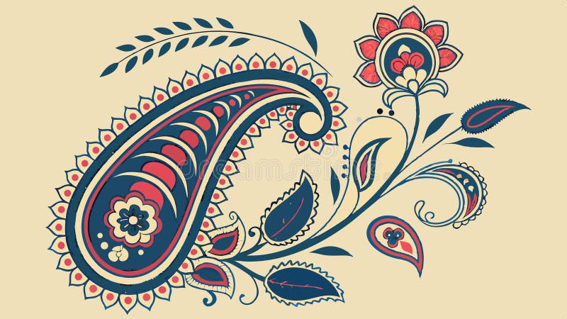 Paisley Floral Pattern Design, Floral Paisley, Ornate Pattern ...