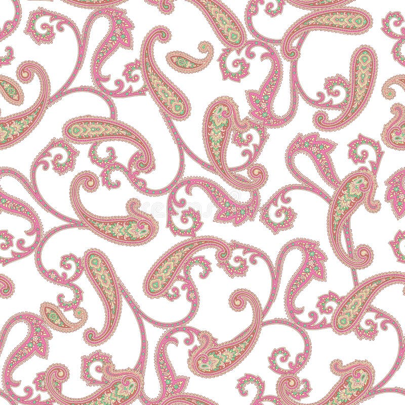 Paisley Illustration Pattern Stock Illustration - Illustration of ...