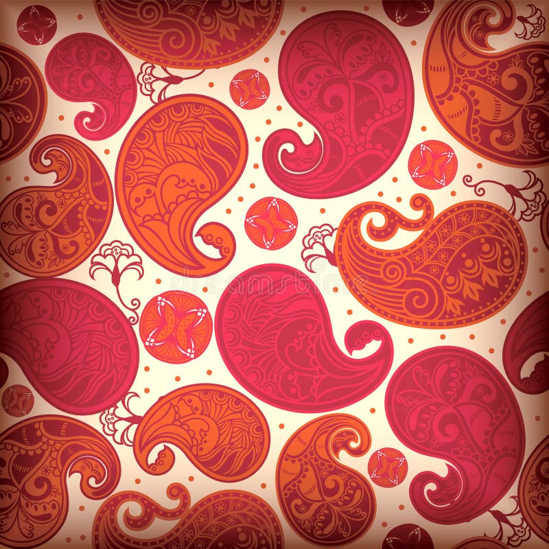 Paisley Pattern stock vector. Illustration of backdrop - 11815375