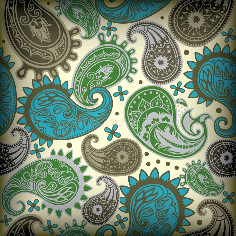 Paisley Pattern stock vector. Illustration of texture - 11815341
