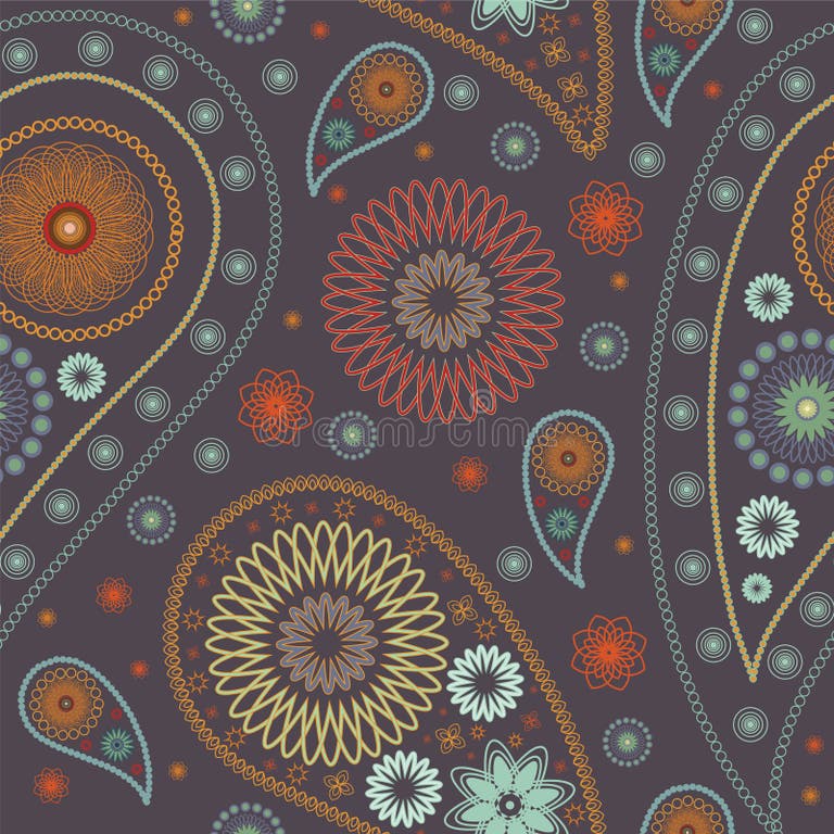 Paisleys Texture Stock Illustrations – 902 Paisleys Texture Stock ...