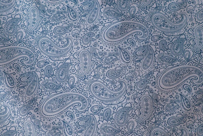 Paisley Pattern Fabric stock illustration. Illustration of floral ...