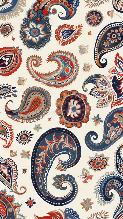 Paisley Patterns for a Boho Chic Look Stock Illustration - Illustration ...