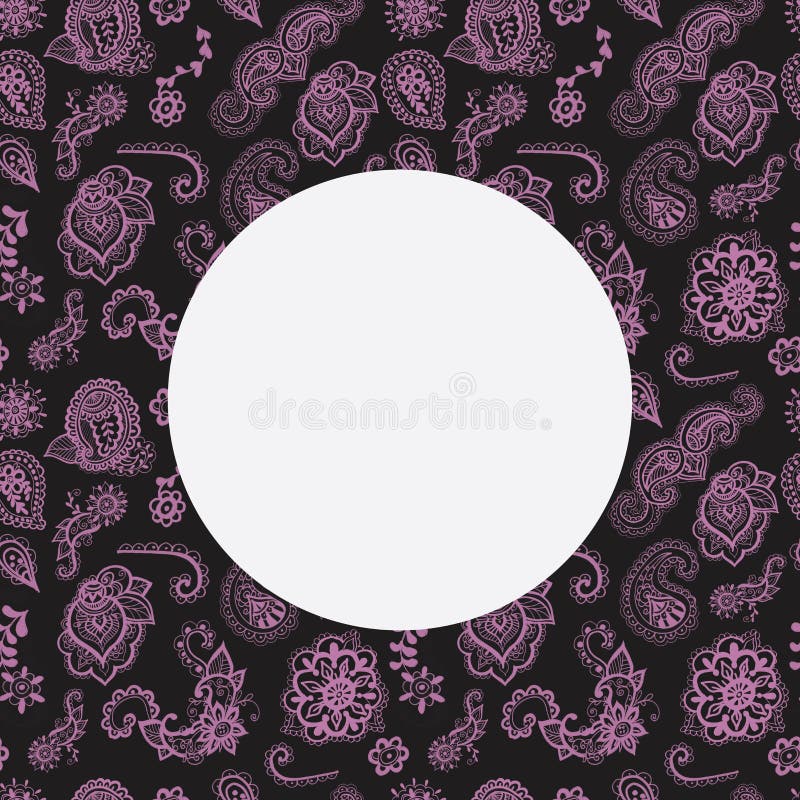 Paisley Patterns. Stylized Folk Ornament. Abstract Composition. East ...