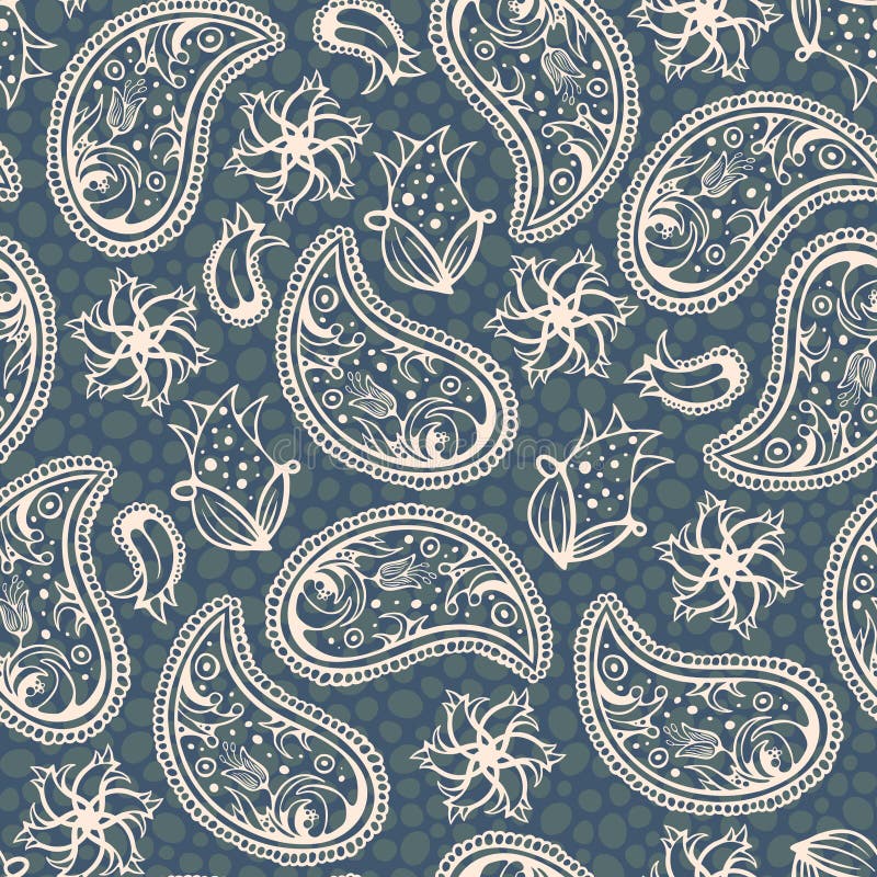 Paisley seamless texture stock illustration. Illustration of fabric ...