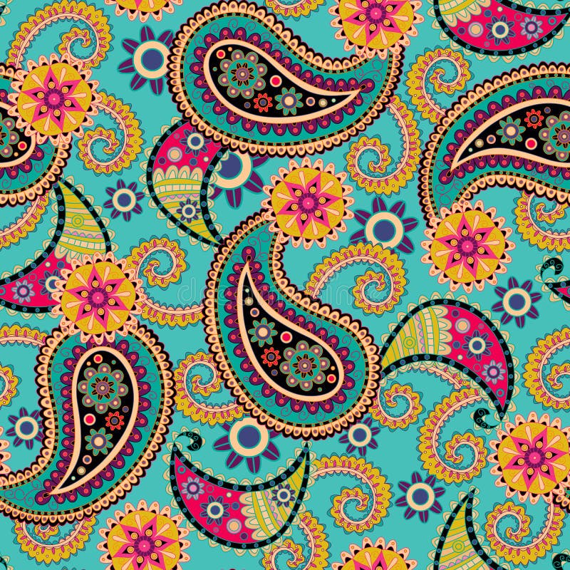 Paisley Texture Stock Illustrations – 112,826 Paisley Texture Stock ...