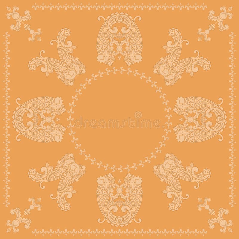 Square Paisley Pattern Stock Illustrations – 38,023 Square Paisley ...