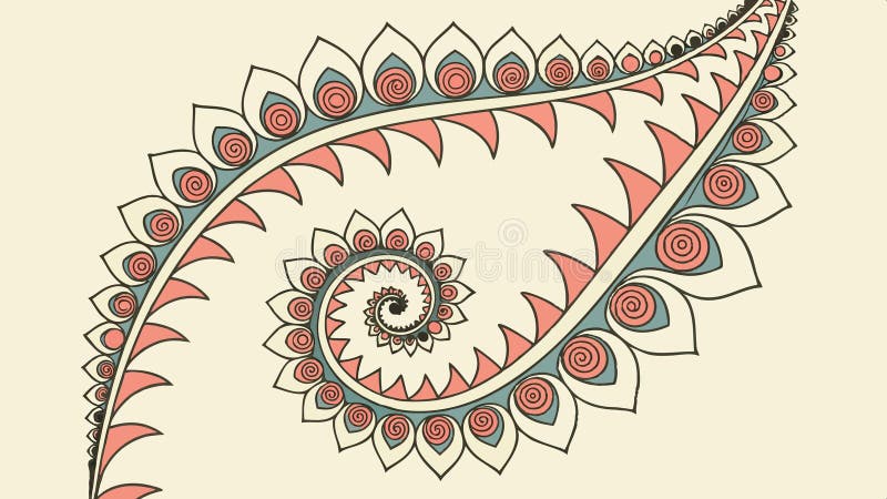 Paisley Swirl Pattern, Ornamental Textile Design Vector Design ...