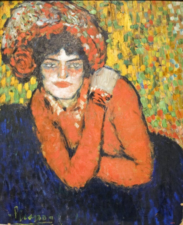 Paiting Door Pablo Picasso Imprezionizm Redactionele Foto - Image of ...