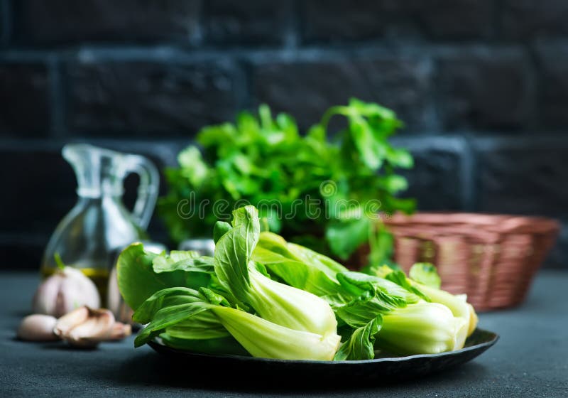 Pak choi stock photo. Image of fresh, basket, asian, pakso - 89688600