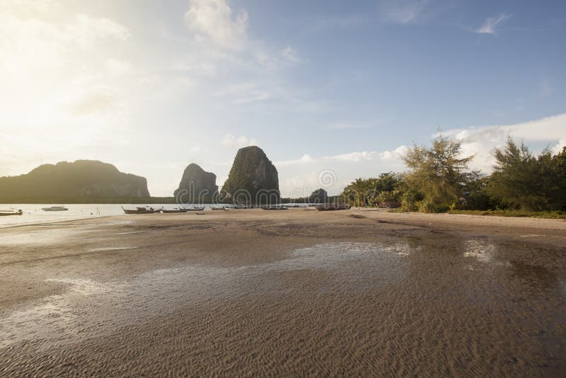 Pak Meng Beach in Trang, Thailand. Editorial Stock Photo - Image of ...