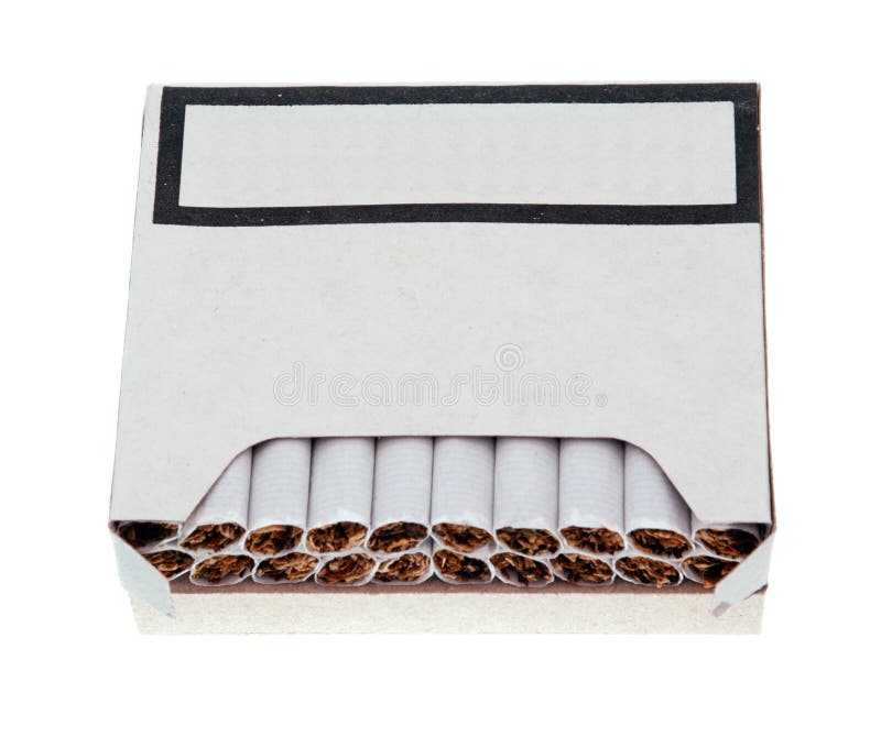 Pak sigaretten stock afbeelding. Image of mensen, vergift - 22220501