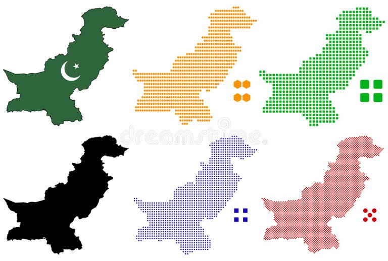 Pakistan Map Vector Stock Illustrations – 4,733 Pakistan Map Vector ...