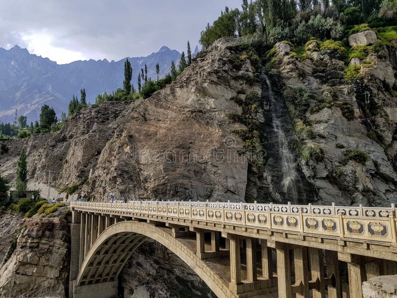 Bridge of two nations stock image. Image of china, nations - 125926543