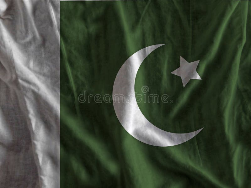 Pakistan flag with texture stock image. Image of banner - 392113439