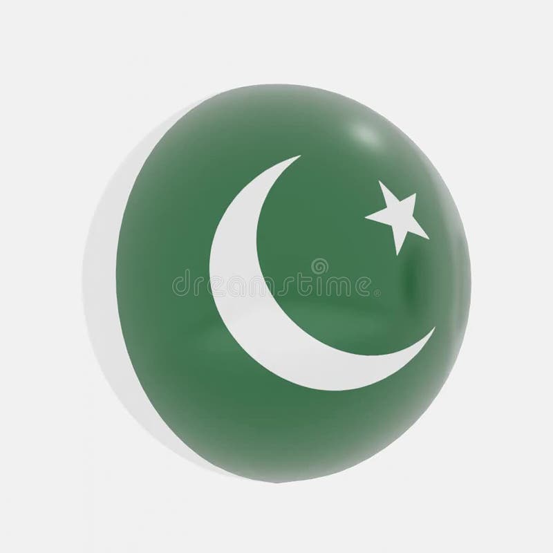 Pakistan Flag Icon or Symbols Stock Illustration - Illustration of ...