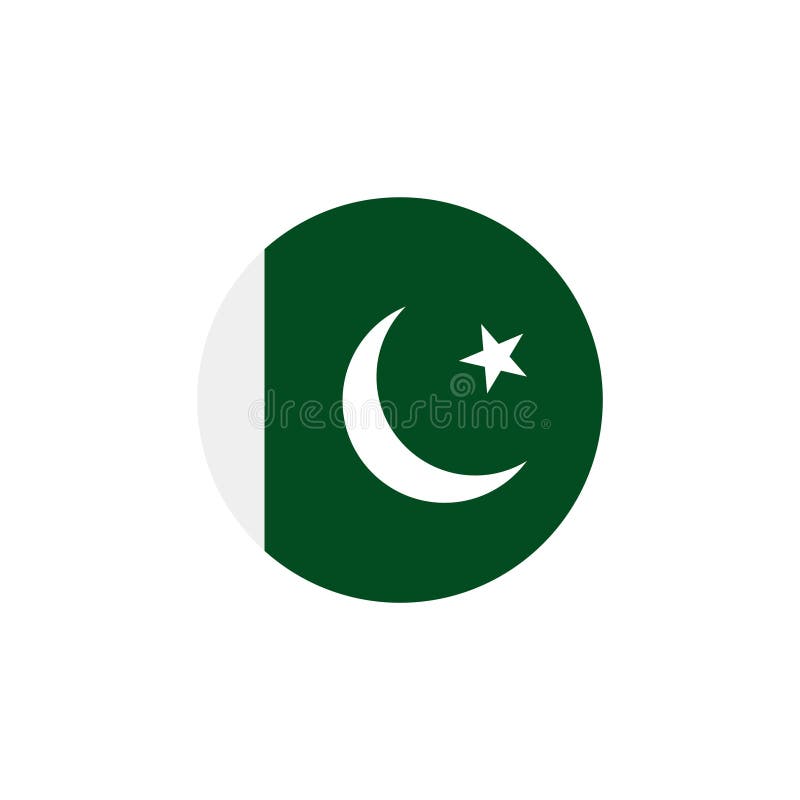 Pakistan flag icon vector stock vector. Illustration of vietnam - 311013275
