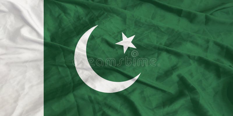 Pakistan Flag Waving Close Up Stock Image - Image of national, world ...