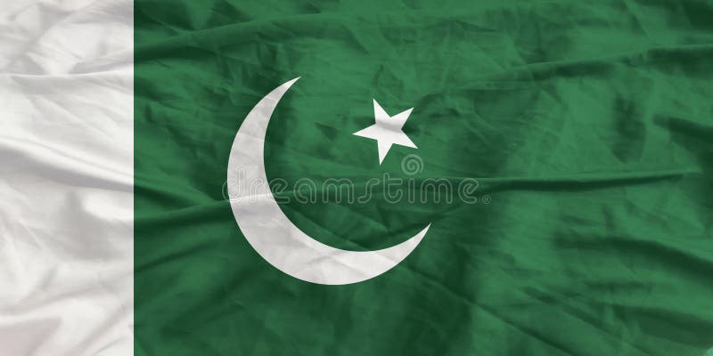 Pakistan Flag Waving Close Up Stock Image - Image of nation, silk ...