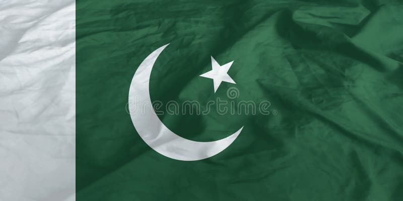 Pakistan Flag Waving Close Up Stock Photo - Image of waving, flag ...