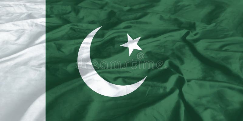Pakistan Flag Waving Close Up Stock Photo - Image of flying, silk ...