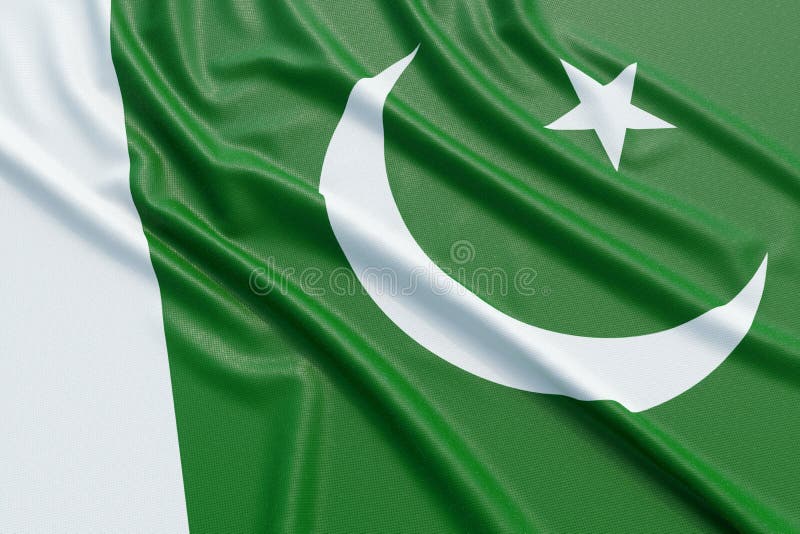 Pakistan flag stock illustration. Illustration of freedom - 89450151