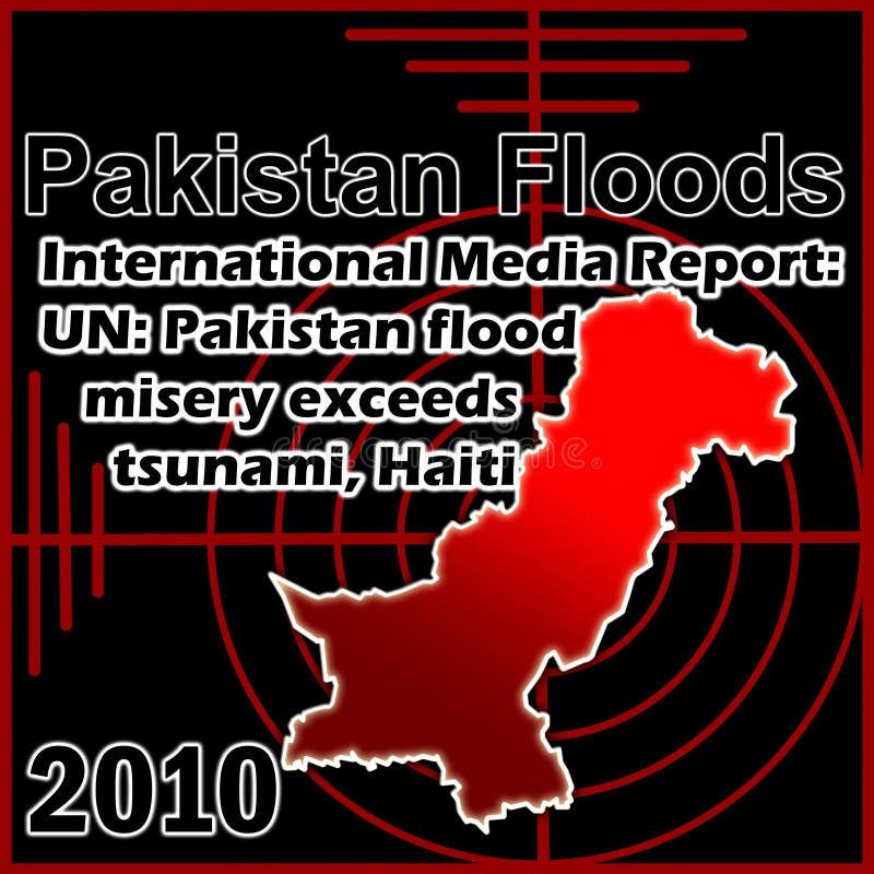 Pakistan floods editorial stock photo. Illustration of monsoon - 15690253