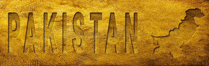 Pakistan Grunge Gold Texture Stock Illustration - Illustration of ...