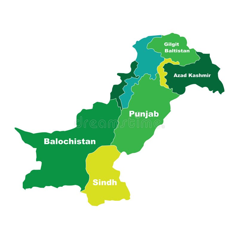 Pakistan map icon stock vector. Illustration of building - 287168394