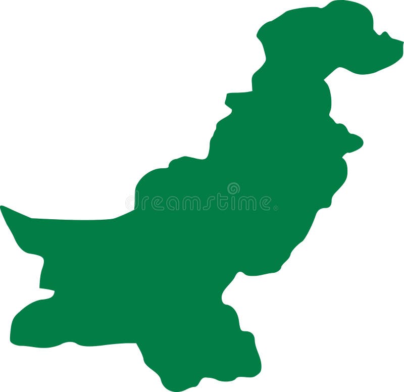 Pakistan map vector stock vector. Illustration of cartography - 107184681