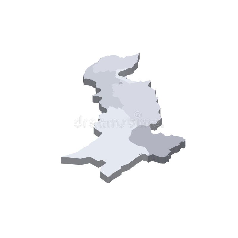 Pakistan Political Map of Administrative Divisions Stock Vector ... Pakistan Political Map of Administrative Divisions Stock Vector ...