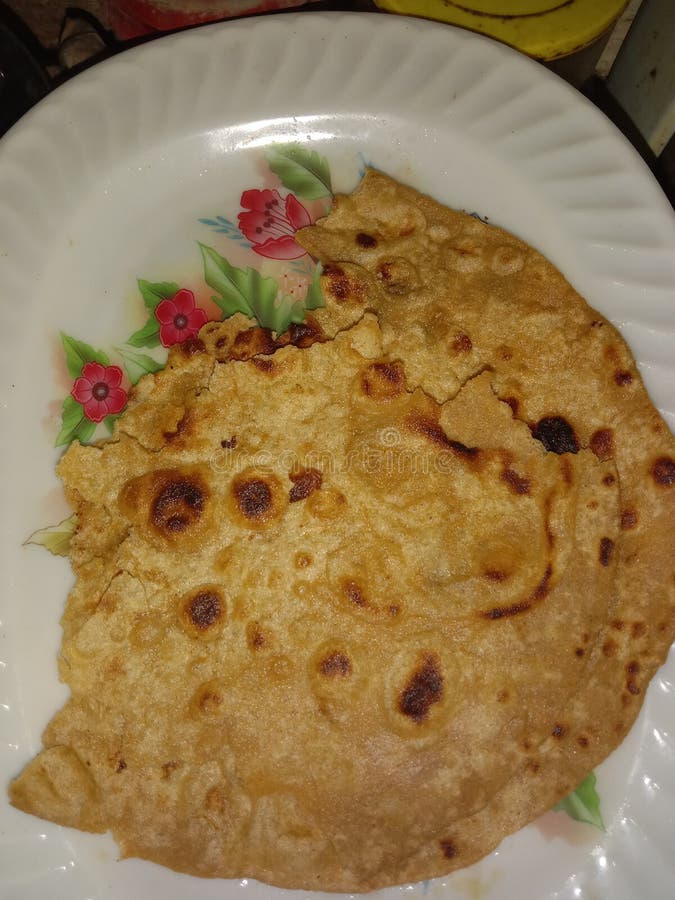 Pakistan 100 Pure Desi Floor Paratha Stock Image - Image of desi ...
