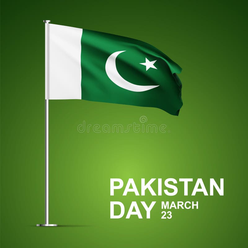 Pakistan Resolution Day Background. 23rd of March Stock Vector ...