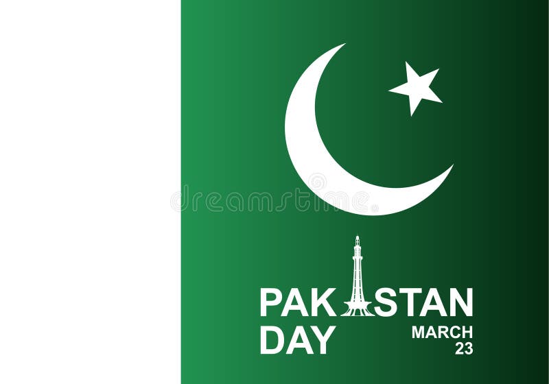 Pakistan Resolution Day Background. 23rd of March Stock Vector ...